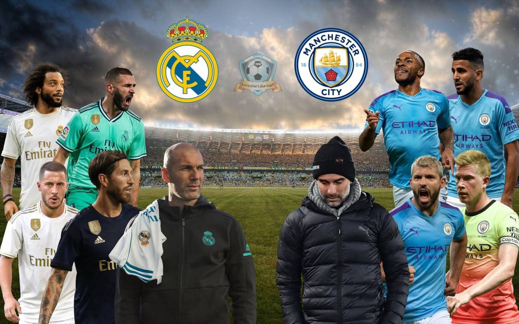 موعد مباراة ريال مدريد ومانشستر سيتي والقناة الناقلة في نصف نهائي دوري